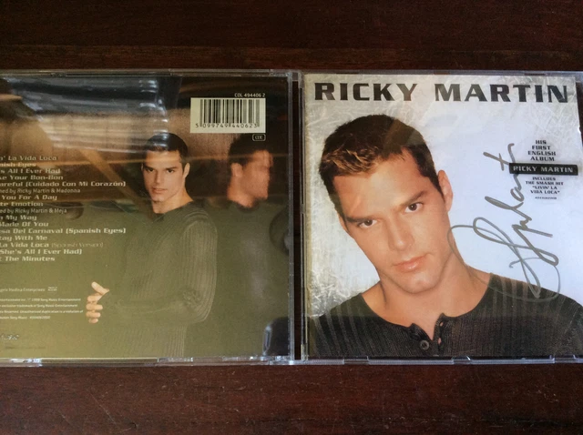 RICKY MARTIN - Ricky Martin [CD Album] Autogramm Signiert Signed EUR 52 ...