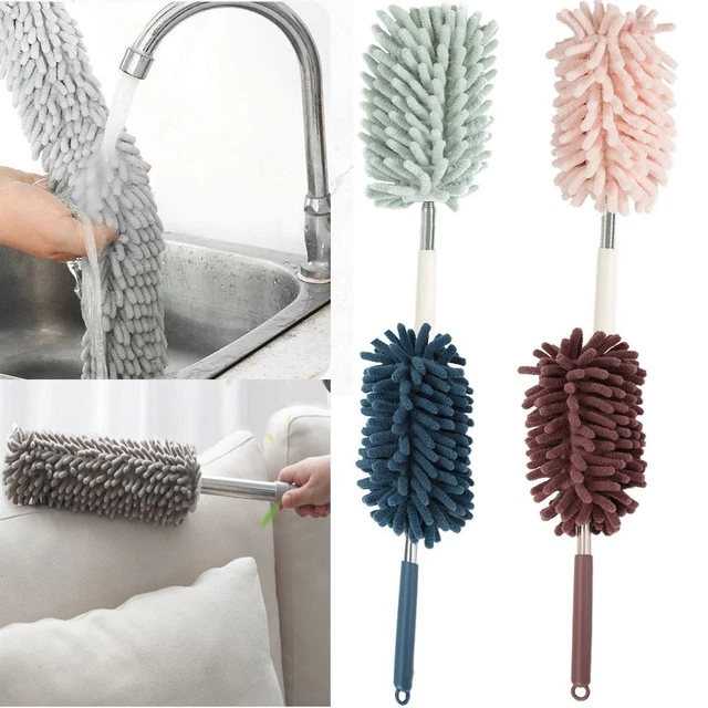 TOOLS EXTENDABLE HANDLE Cobweb Brush Microfiber Duster Cleaner Magic ...
