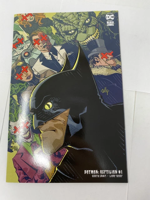 BATMAN REPTILIAN BOOK One 1 DC Comics couverture étiquette noire B VF EUR 0,96 - PicClick FR