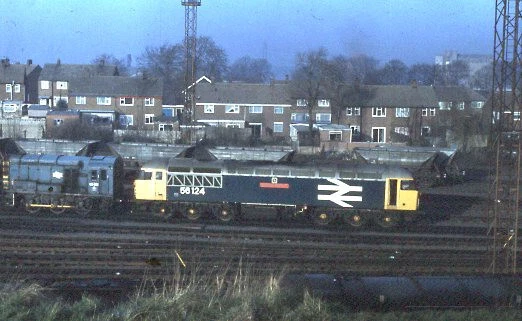 ORIGINAL COLOUR SLIDE of 56124 BR class 56 diesel loco £2.25 - PicClick UK