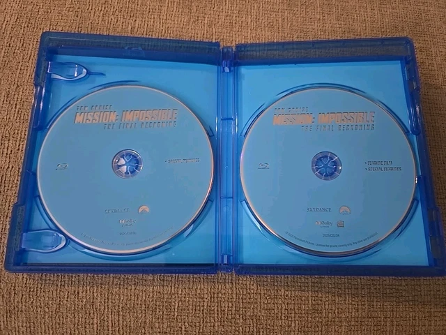 MISSION: IMPOSSIBLE THE Final Reckoning 2 disc blu ray set Tom Cruise ...