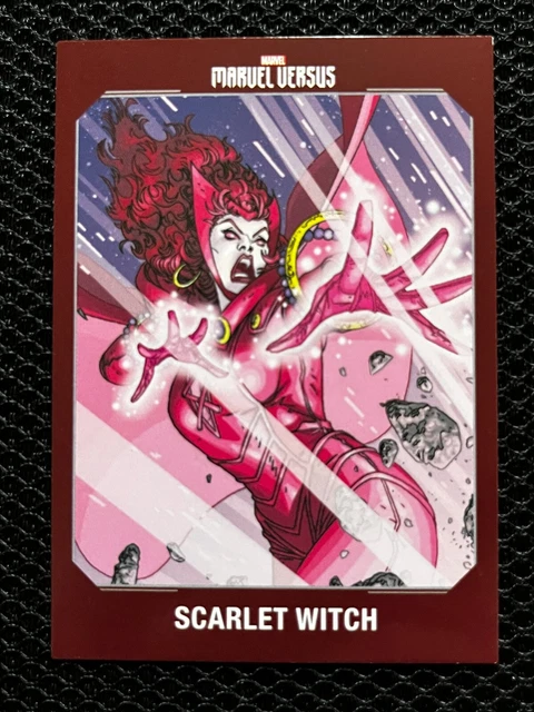 CARD CARTE PANINI Marvel Versus 2022 Character Scarlet Witch # 58 Mint ...