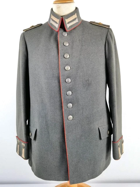 BADEN, FELDGRAUE FELDBLUSE für einen Offizier im Leib Regiment 109 ...