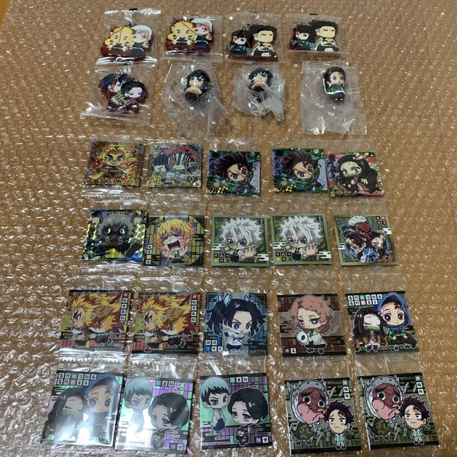 DEMON SLAYER KIMETSU No Yaiba Goods lot of 28 Mini Figurine sticker ...