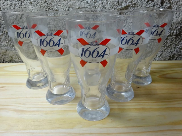6 VERRES A Biere 1664 50Cl 12 Sous Bocks Offerts EUR 17,90 - PicClick FR