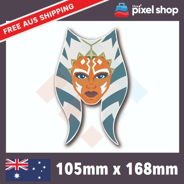 AHSOKA TANO FACE Vinyl Car Sticker Decal Funny Meme Cute Star Wars ...