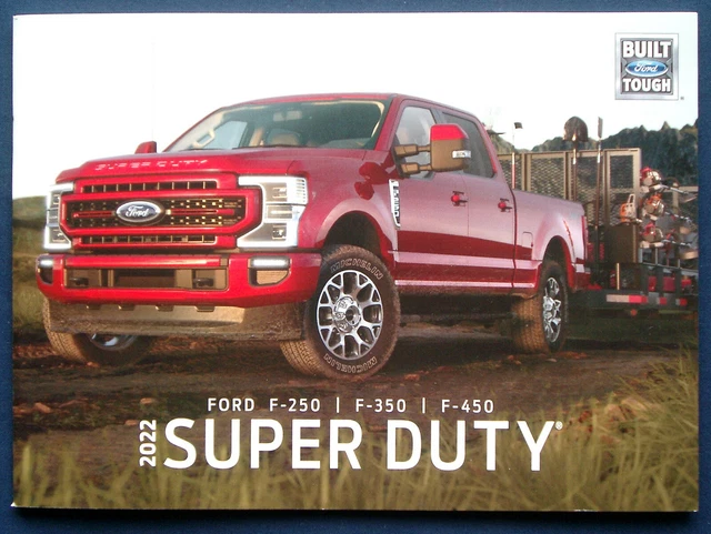 PROSPEKT BROCHURE 2022 Ford Super Duty F-250 F-350 F-450 (USA) EUR 16 ...