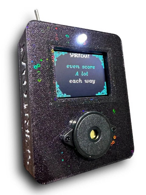 PARANORMAL SPIRIT CHAT Talking Communiquant Appareil Fantôme Like Box ...