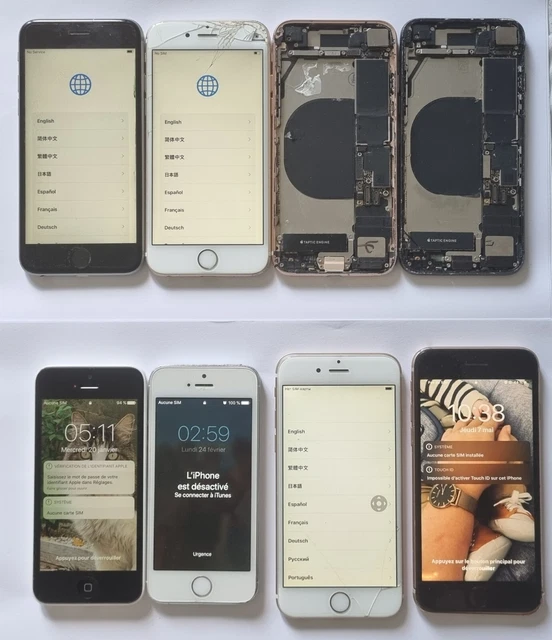 LOT IPHONE POUR Pièces Détachées EUR 40,00 - PicClick FR