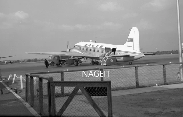 60X90MM ORIGINAL AIRCRAFT NEG G-AMNX VICKERS VIKING EAGLE BLACKBUSHE ...