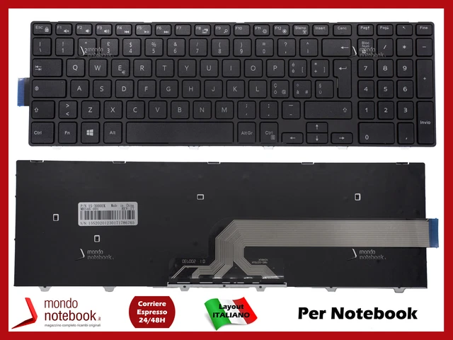Tastiera Keyboard Layout Italiana Per Notebook Dell Inspiron 15 3000