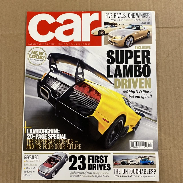 CAR MAGAZINE JUNE 2009. EXCLUSIVE Super Lambo Driven £9.69 - PicClick UK
