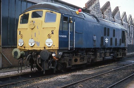 ORIGINAL COLOUR SLIDE of ADB968008 BR class 24 diesel loco £4.99 ...