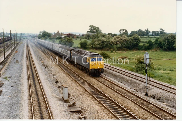 RAILWAY PHOTO CLASS 47 47417 @ Undy 11/6/86 down special £1.50 ...