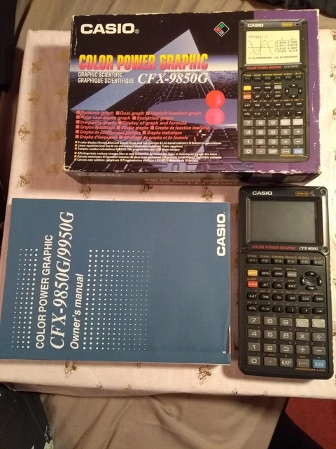 CASIO CFX-9850G CALCOLATRICE programmabile scientifica grafica a colori ...
