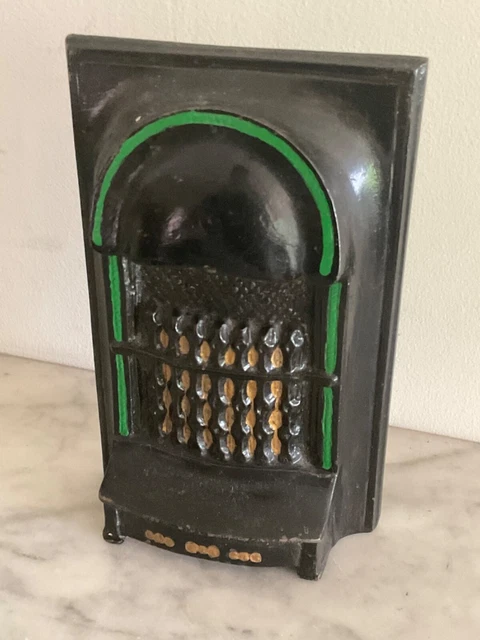 ANTIQUE TRAVELLING SALESMANS Miniature Cast Iron Fireplace Sample ...