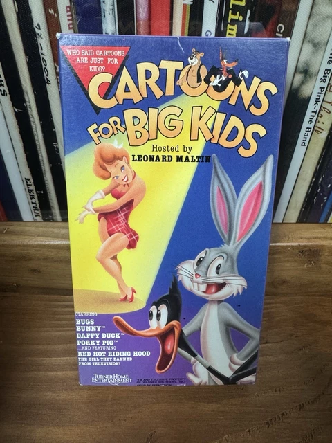 RARE EUC 1989 Cartoons For Big Kids VHS Bugs Daffy Banned RED HOT ...