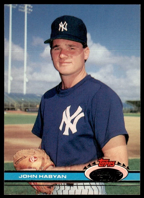 1991 STADIUM CLUB John Habyan Yankees de New York #590 EUR 2,05 ...