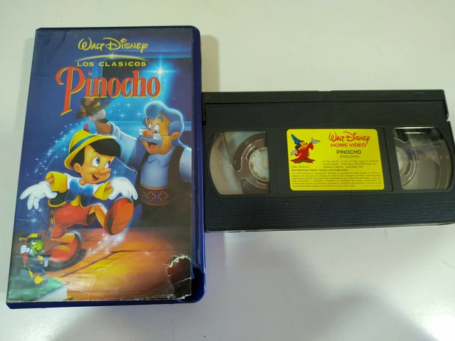 PINOCCHIO LOS CLASSICS de WALT DISNEY - VHS Tape Spanish 2000 Am $56.00 ...