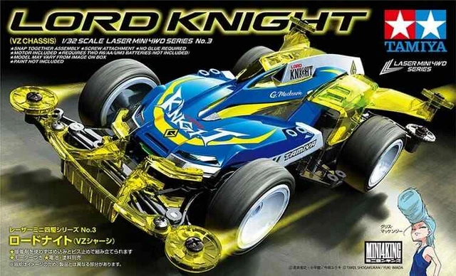 TAMIYA 19803 MINI 4wd Lord Knight (VZ Chassis) Kit Montaggio 1/32 EUR ...