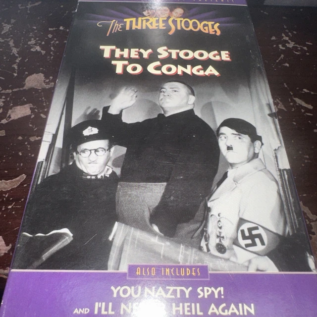VHS THE THREE Stooges - They Stooge to Conga (VHS, 1994) EUR 14,36 ...