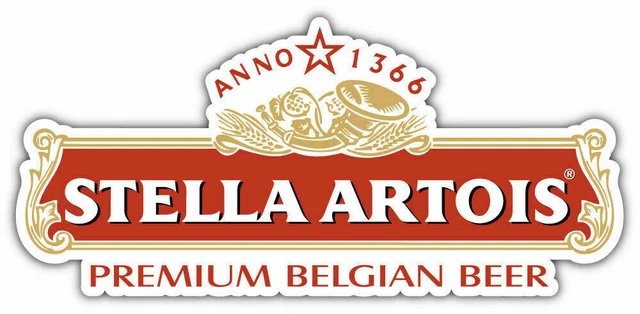 STELLA ARTOIS LOGO Vinyl Sticker Car Truck Bumper Window Decal $6.99 ...