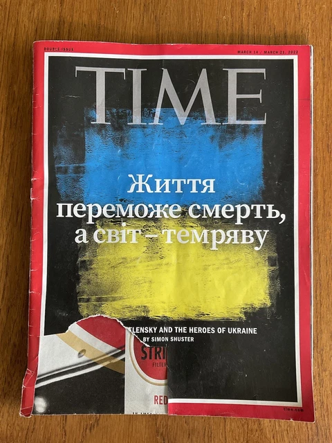 TIME MAGAZINE 2022 March 14/21~Zelensky~Heroes~Ukraine War~Russia~Women ...