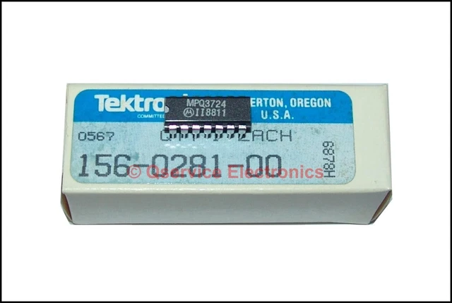 TEKTRONIX 156-0281-00 IC MPQ3724 Quad NPN Transistor Arrays 2400 Series ...
