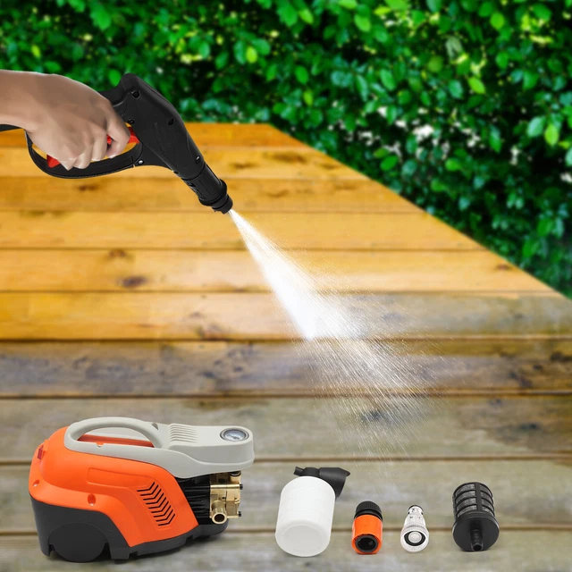 ELECTRIC PRESSURE WASHER 100bar 1300W 220V Smart Pressure Washer £57.51 ...