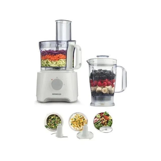 KENWOOD MULTIPRO COMPACT All-In-1 System Food Processor, White - Z03 £ ...