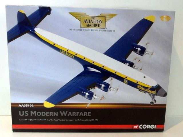 CORGI 1/144 SCALE diecast AA35102 Lockheed C121J Super Constellation ...