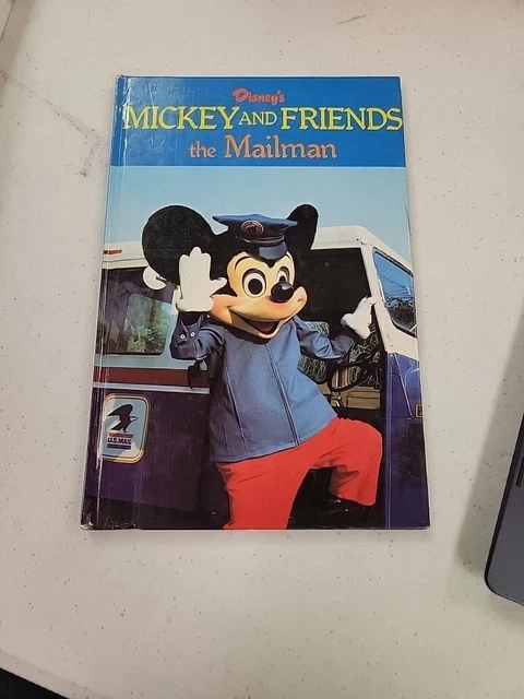 DISNEYS MICKEY AND Friends The Mailman Small Hardcover Book- 1980 $24. ...