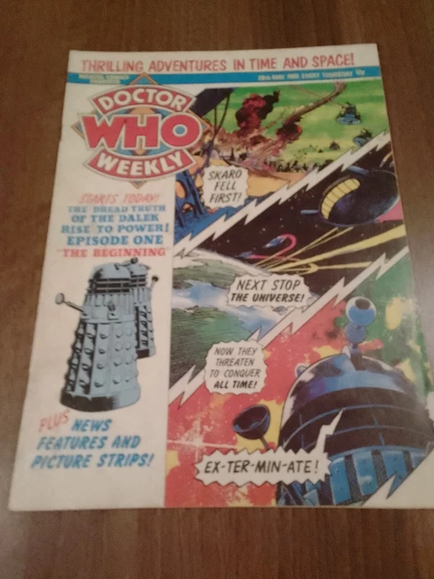 DOCTOR WHO WEEKLY # 33_May 1980_Nice Daleky Issue_Ex £3.00 - PicClick UK