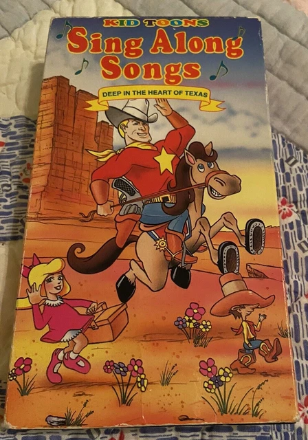 KID TOONS SING Along Songs Deep In The Heart Of Texas 1992 VHS £8.81 ...