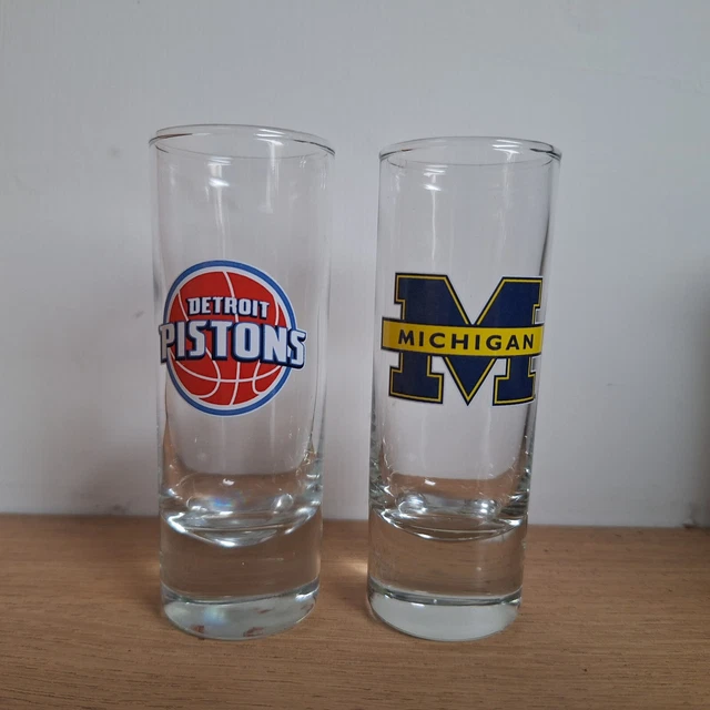 OCCHIALI UFFICIALI BASKET NBA Detroit Pistons Michigan Wolverines USA ...