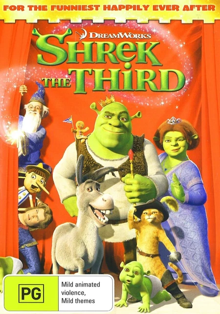 SHREK THE THIRD DVD Movie Shrek 3 BRAND NEW R4 $9.17 - PicClick AU