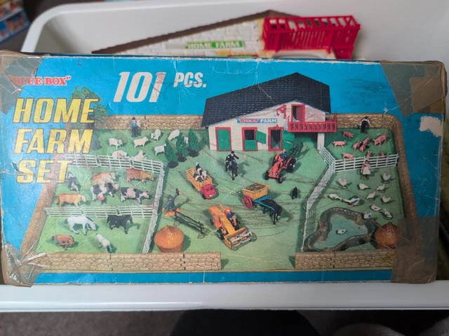BLUE BOX HOME Farm Set Vintage Very Rare Complete Set £73.50 - PicClick UK