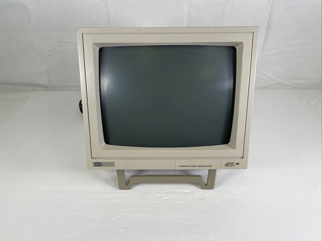 *RARE* VINTAGE RETRO CRT NAP 80 COMPUTER MONITOR/ GAMING SCREEN 1984 ...