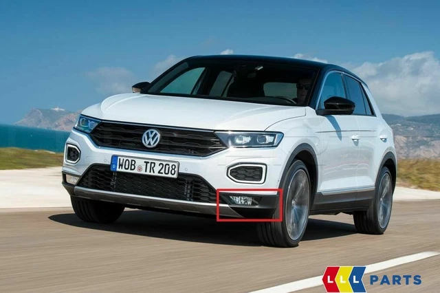 NEW GENUINE VOLKSWAGEN T Roc Front Bumper Left N/S Fog Light Trim ...