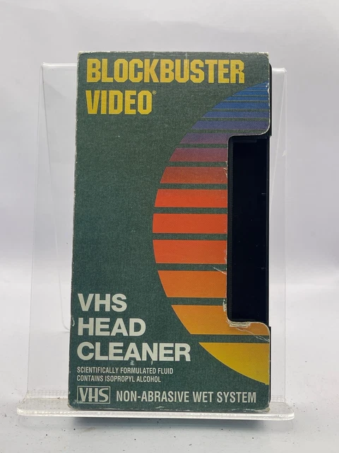 BLOCKBUSTER VIDEO VHS Head Cleaner Tape (Missing Solution) £7.99 ...