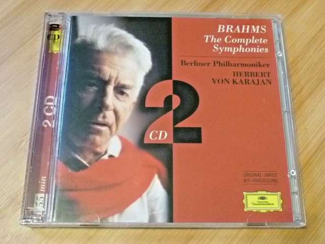 BRAHMS: COMPLETE SYMPHONIES Berliner Philharmoniker/Karajan DG 2-CD VGC EUR 5,21 - PicClick IT