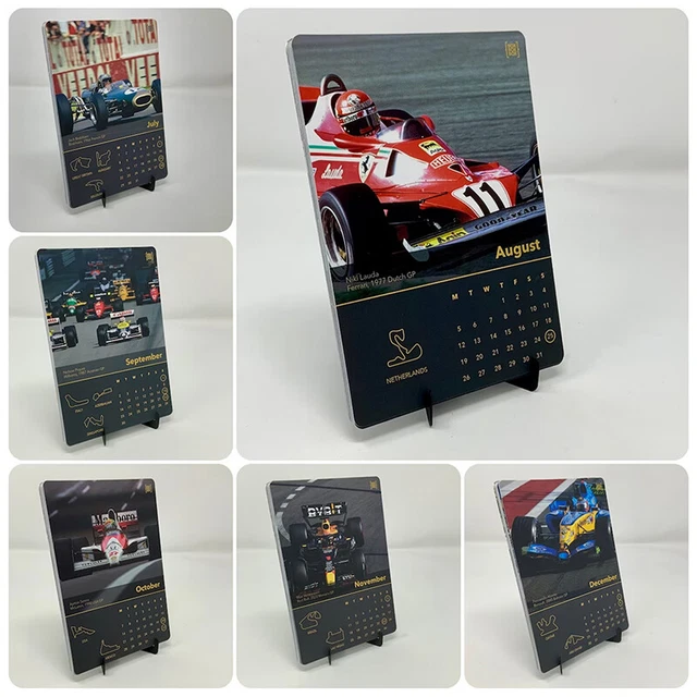 SPORTS CARS CALENDAR,F1 2024 Calendar Race Car Desk Calendar,Portable ...