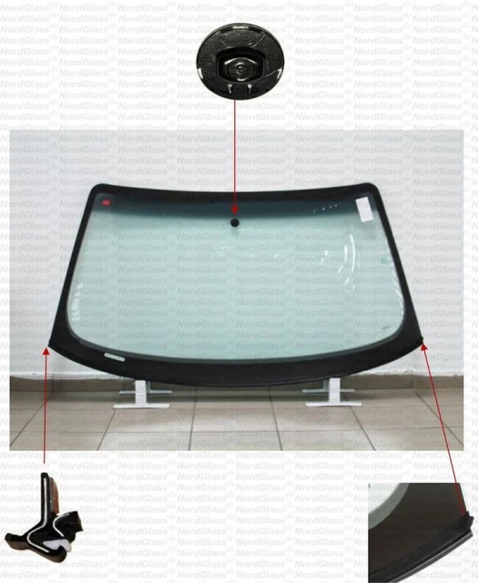 FÜR AUDI A4 Cabrio 2002-2009 Windschutzscheibe Frontscheibe Graukeil ...