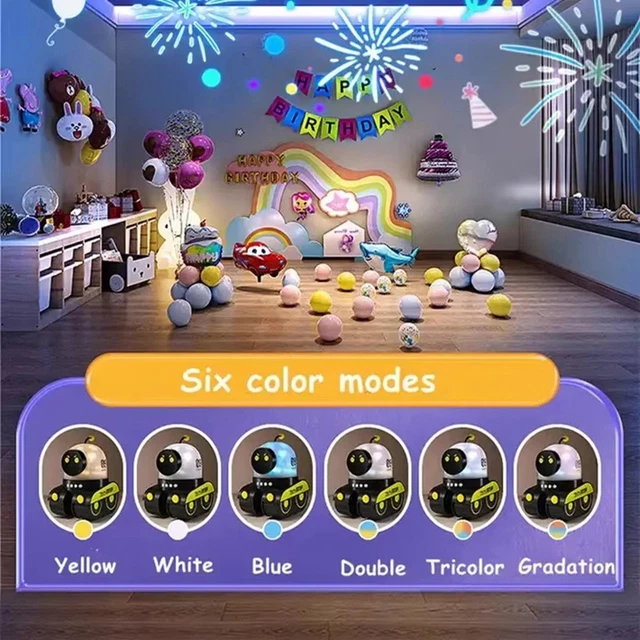 STAR PROJECTOR NIGHT Light for Kids,Cartoon Robot Car Projection Lamp ...