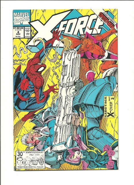 X-FORCE # 4 Rob Liefeld Cable Spiderman EUR 3,99 - PicClick FR