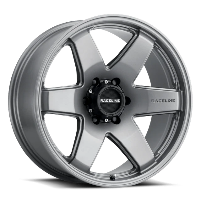 18X8 RACELINE 942GS-ADDICT 5x110 +35 Greystoned Rims (Set of 4) EUR 1. ...