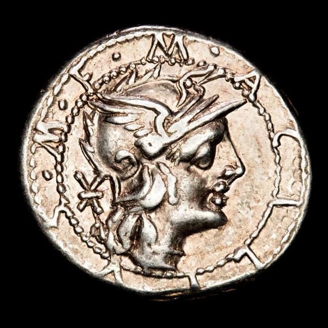 *LUCERNAE* REPÚBLICA ROMANA - Denario M. Acilius Roma 130 B.C. M ...