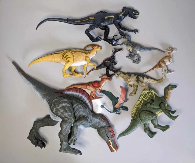 RARE MATTEL JURASSIC Park World Dinosaur Spinosaurus Legacy 10x Toy ...