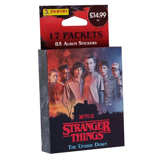 PANINI NETFLIX STRANGER Things Sticker Collection Multiset (17 Packs ...