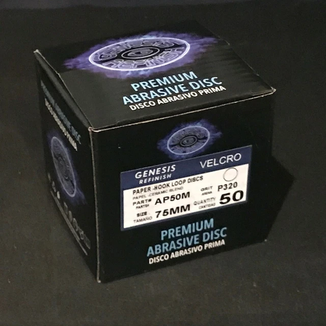 GENESIS PREMIUM 75MM sanding D/A discs 600 grit £6.00 - PicClick UK